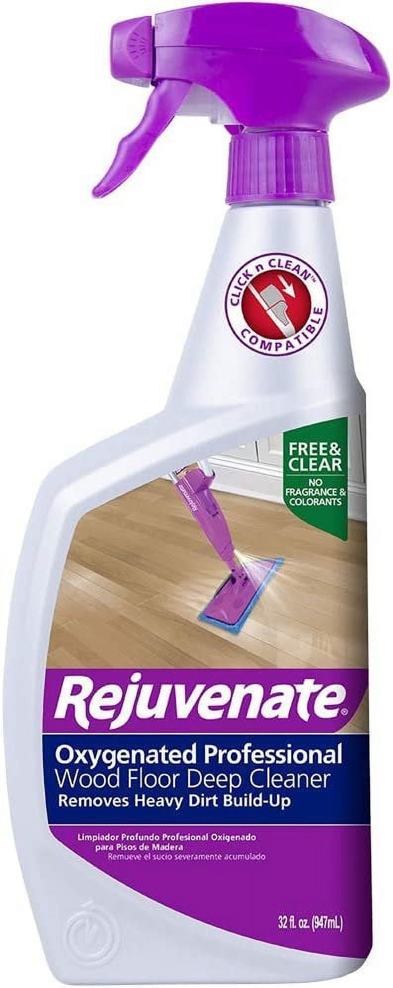 Rejuvenate Professional Hardwood Floor Cleaner - Oxygenated, Streak ...