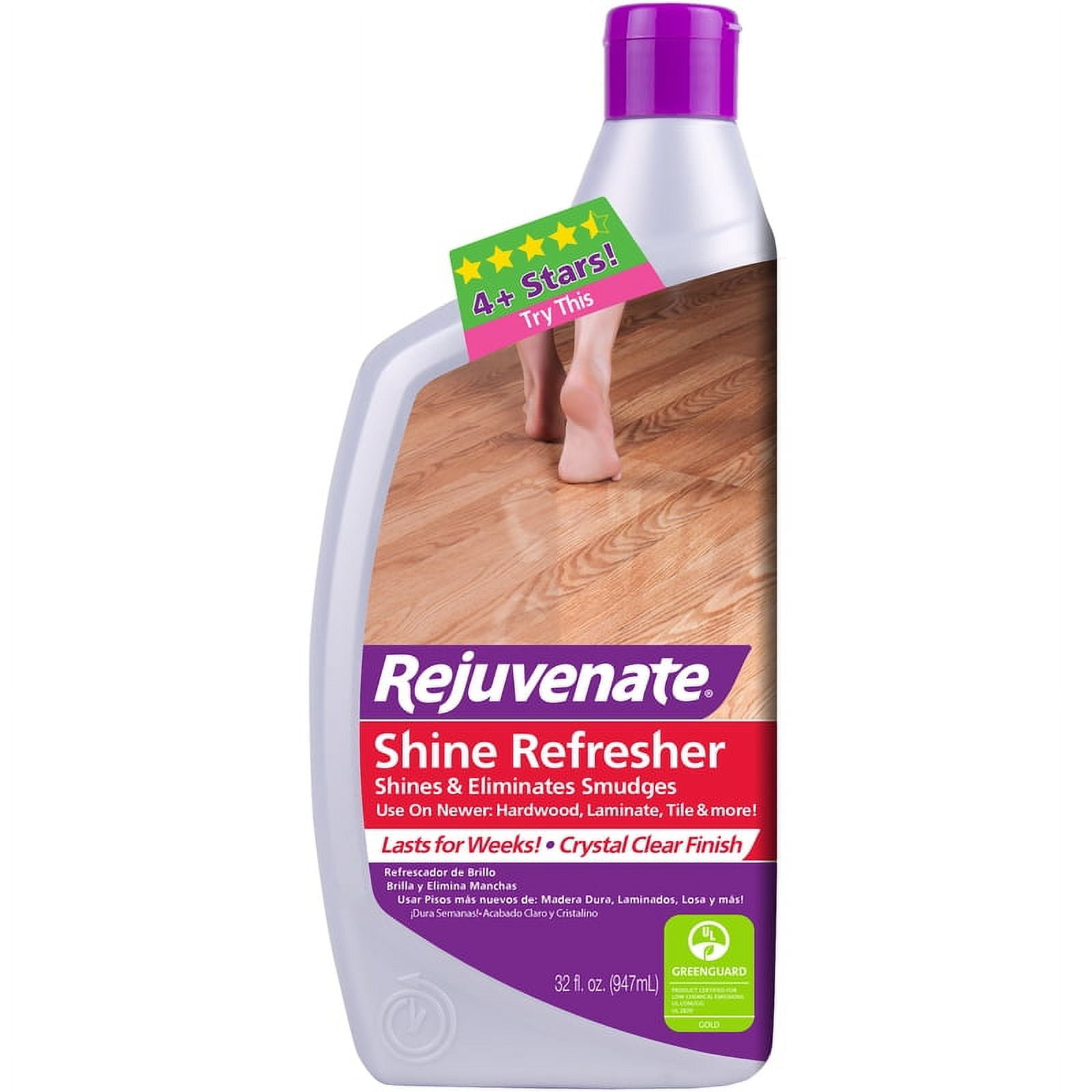 Rejuvenate Semi-Gloss Wood Finish Floor Polish Liquid for Laminate ...