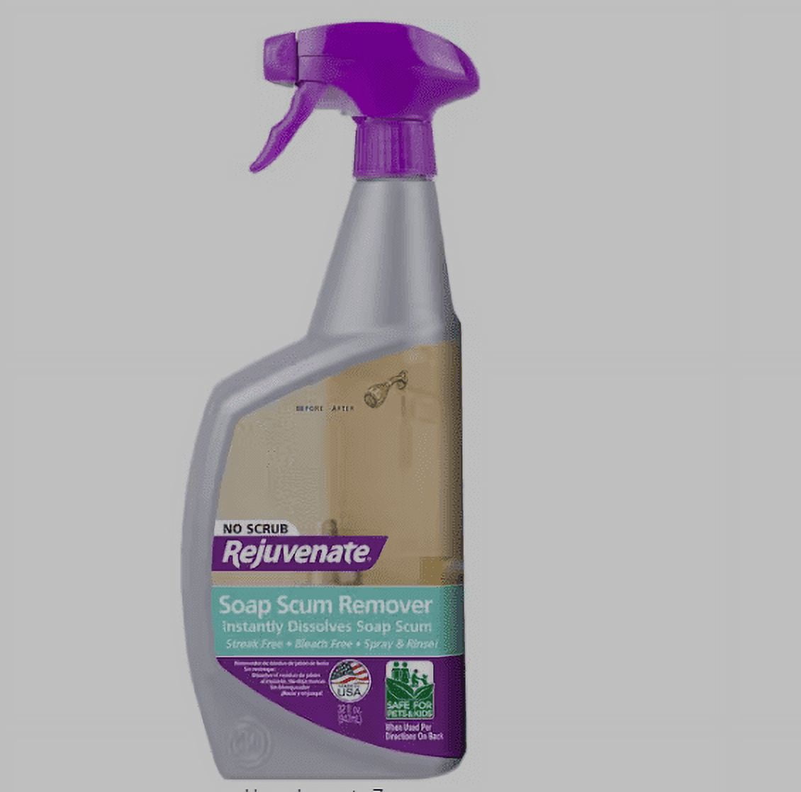 Rejuvenate Scrub Free Soap Scum Tile Cleaners Remover (2 Bottles x 24oz ...