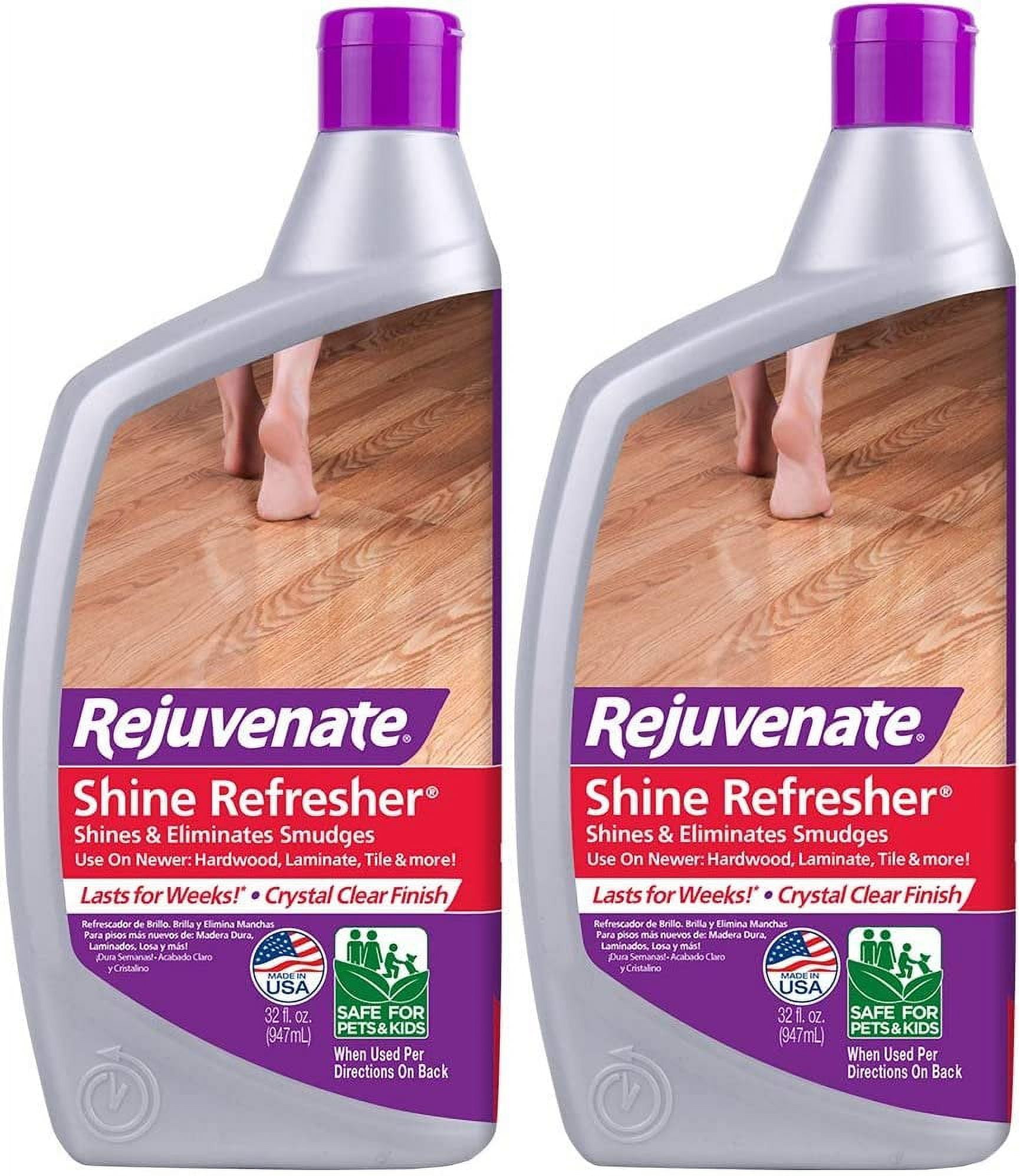 Rejuvenate Floor Shine Refresher, Scratch Remover for Hardwood ...