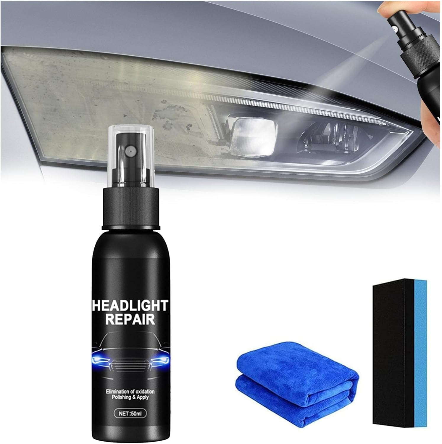 Rejuvenation Scratch Removal Spray for Car Headlight,Headlight ...