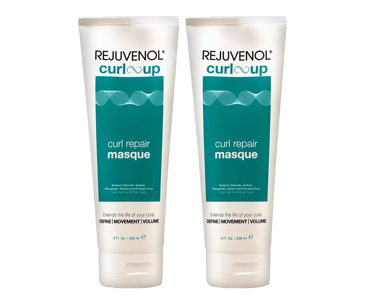 Rejuvenol Curl Up Repair Masque 8oz (Pack of 2) - Walmart.com