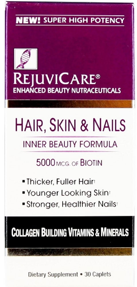 RejuviCare Hair, Skin & Nails Formula Caplets 30 ea - Walmart.com