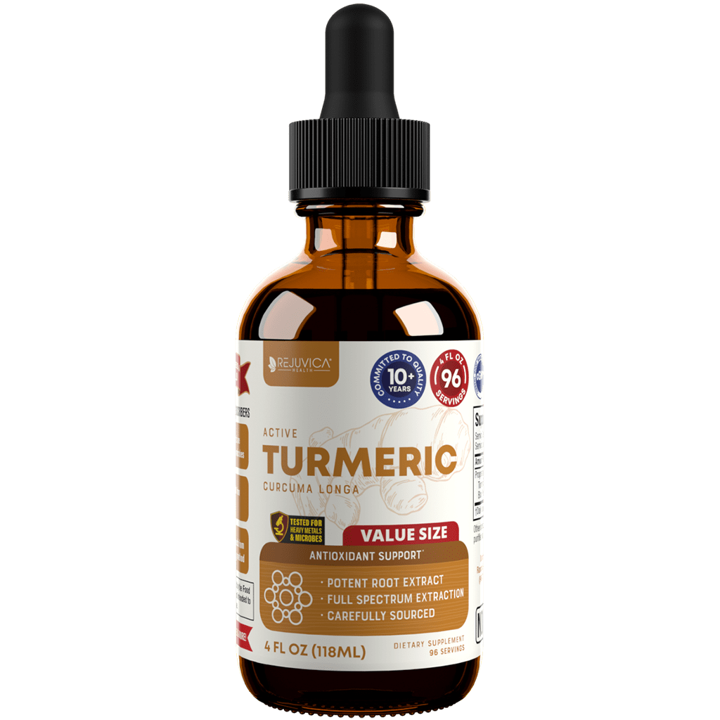 Rejuvica Health Active Turmeric Supplement with Natural Curcumin ...