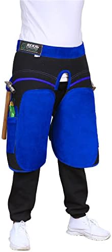 Rekhi 23” Farrier Apron Chaps for women, Leather and Canvas Apron for ...