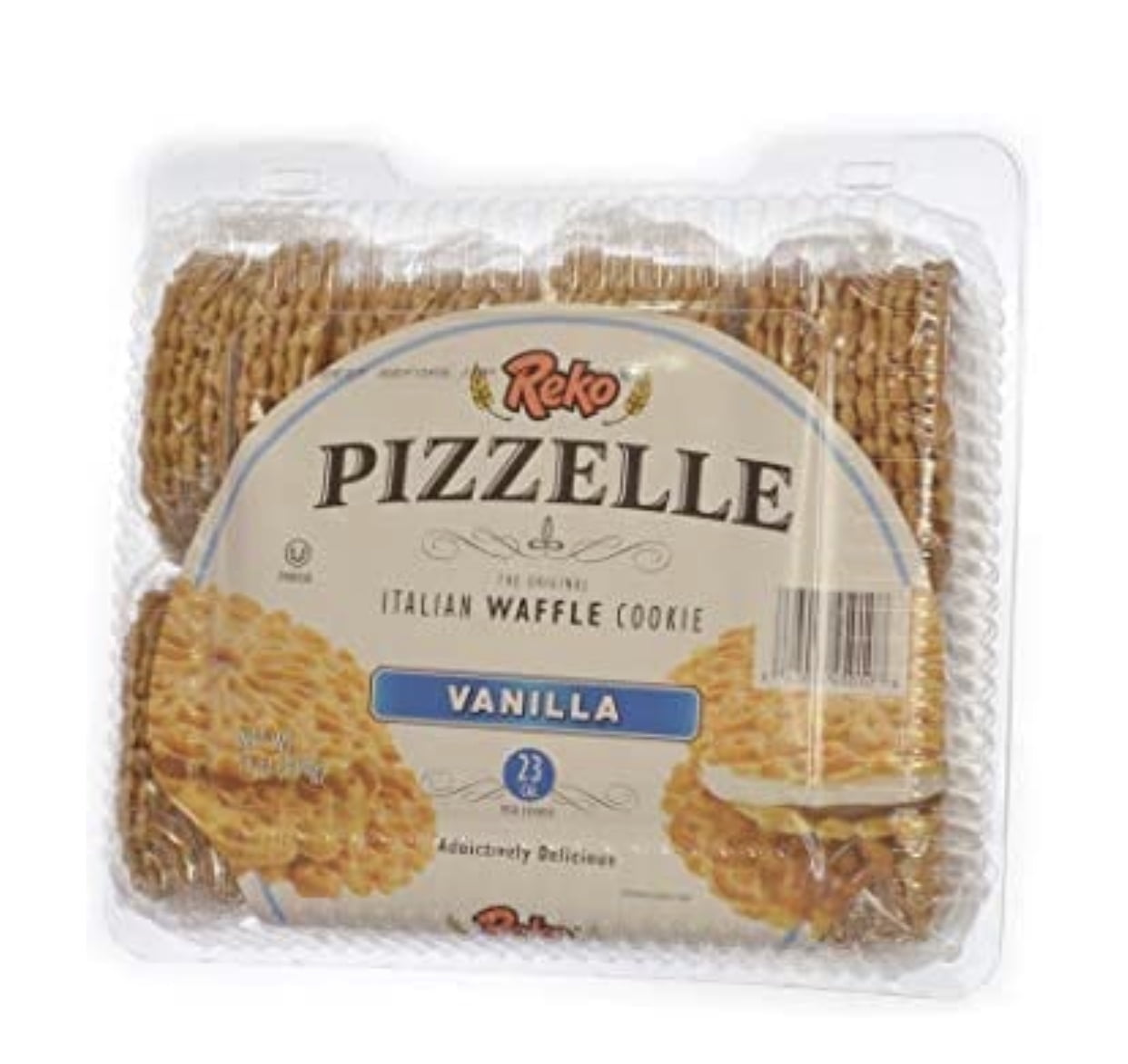 Reko Pizzelle, Italian Vanilla Waffle Cookies, Crisp and Light Biscuit ...