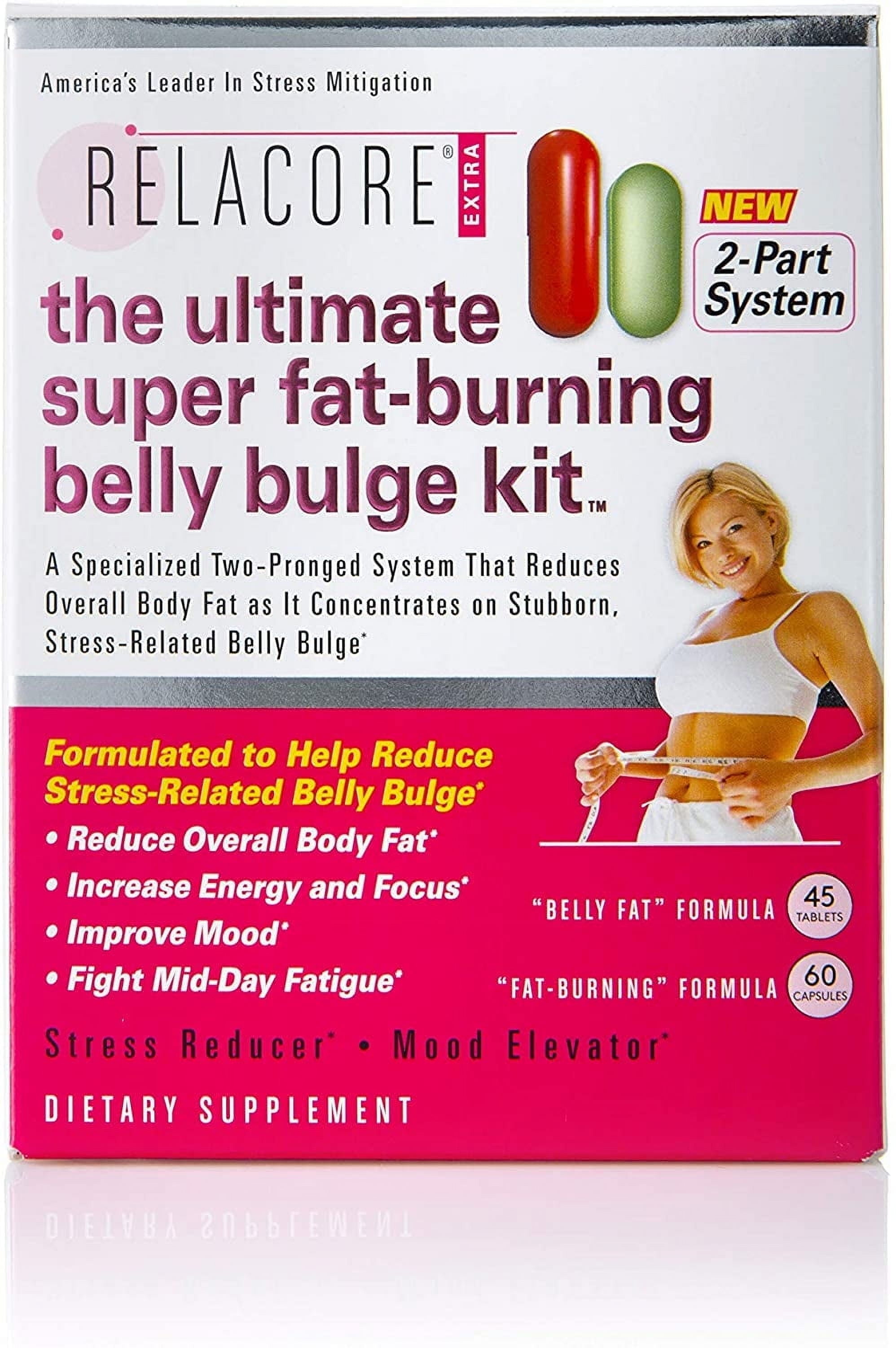 Relacore Belly Fat Burner, Stress Reducer and Tummy Fat Reducer Kit ...