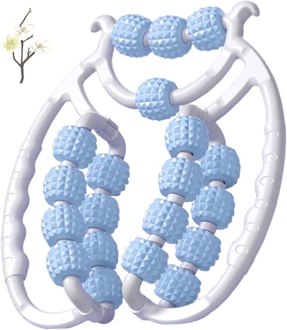 Relajador De Piernas, 20-Wheel Deep Tissue Massage Roller - Cellulite ...