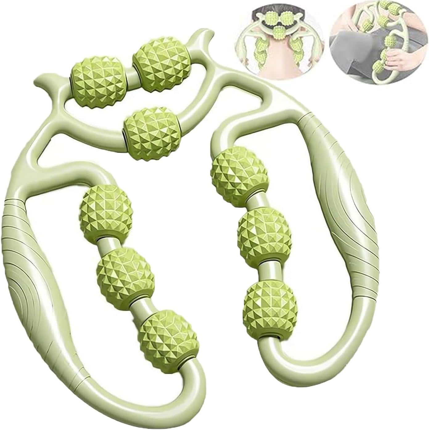 Relajador De Piernas, Handheld 9 Wheels, Multipurpose Massage Tools for ...