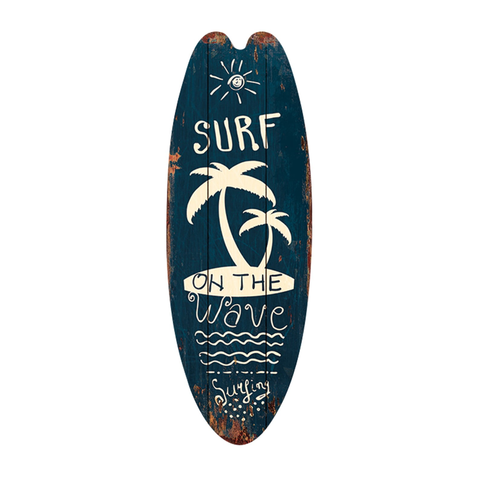 Relanfenk Home Decor Casual Summer Beach Surfing Door Sign Sign For Bar ...