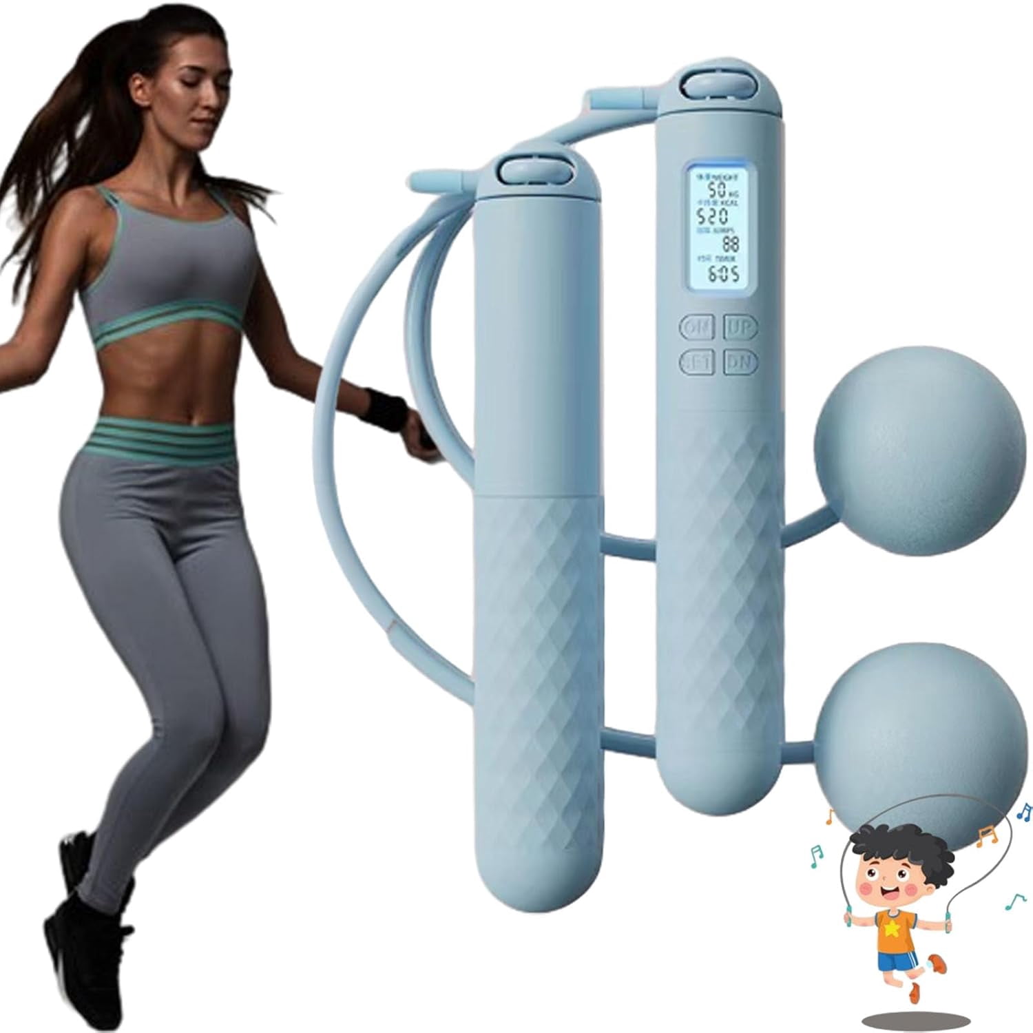 Relativelk Jump Rope, Skipping Rope with Counter, Skipping Rope with ...