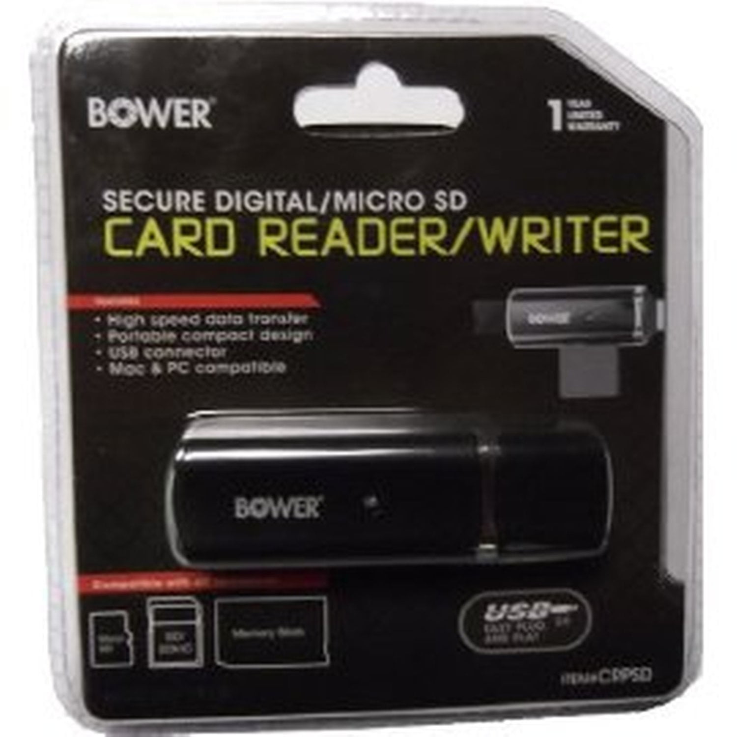 Bower Memory Card Readers