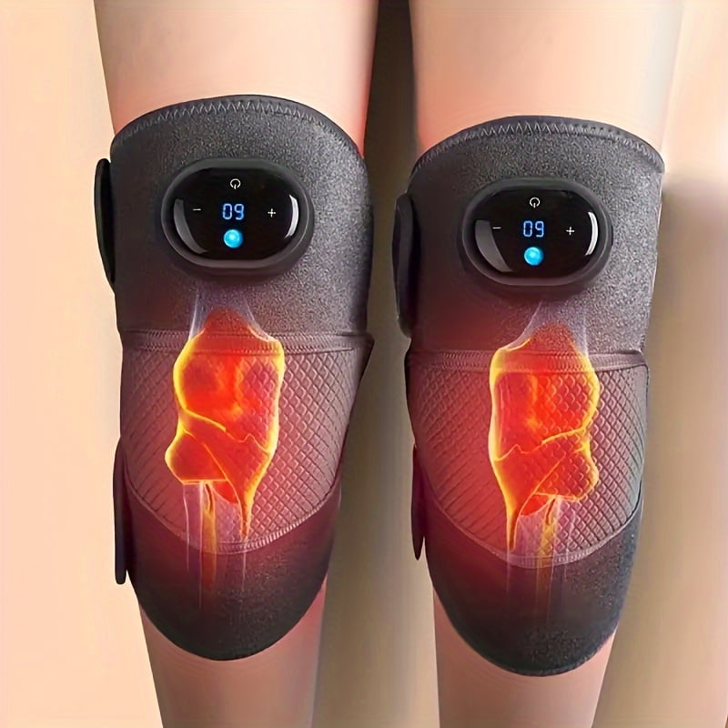 Relax And Rejuvenate With This 3-in-1 Heated Knee Massager Brace Wrap ...