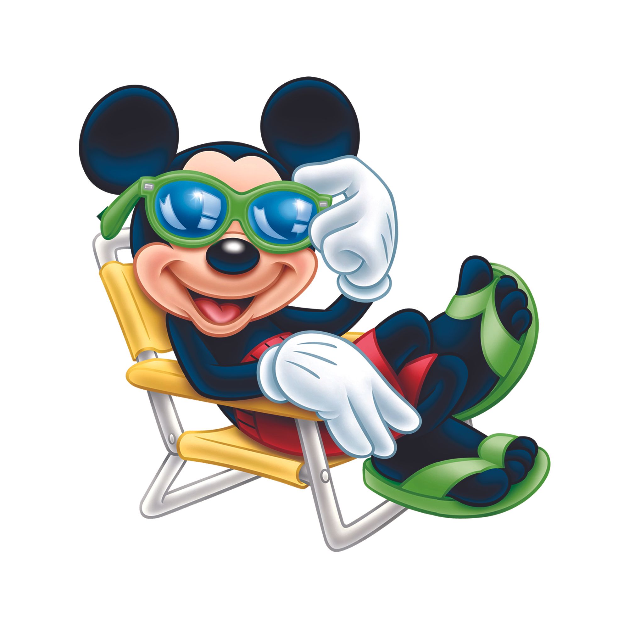 Relax Chair Cartoon Characters Decors Wall Sticker Art Design Decal for ...