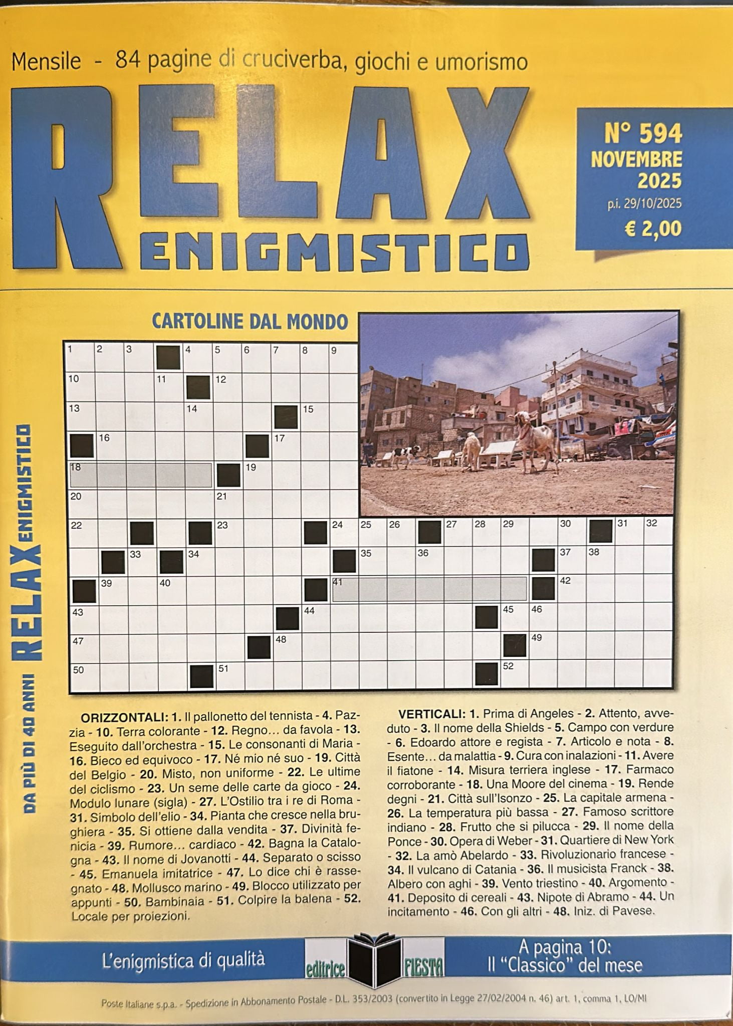 Relax Enigmistico Magazine November 2025 - Walmart.com