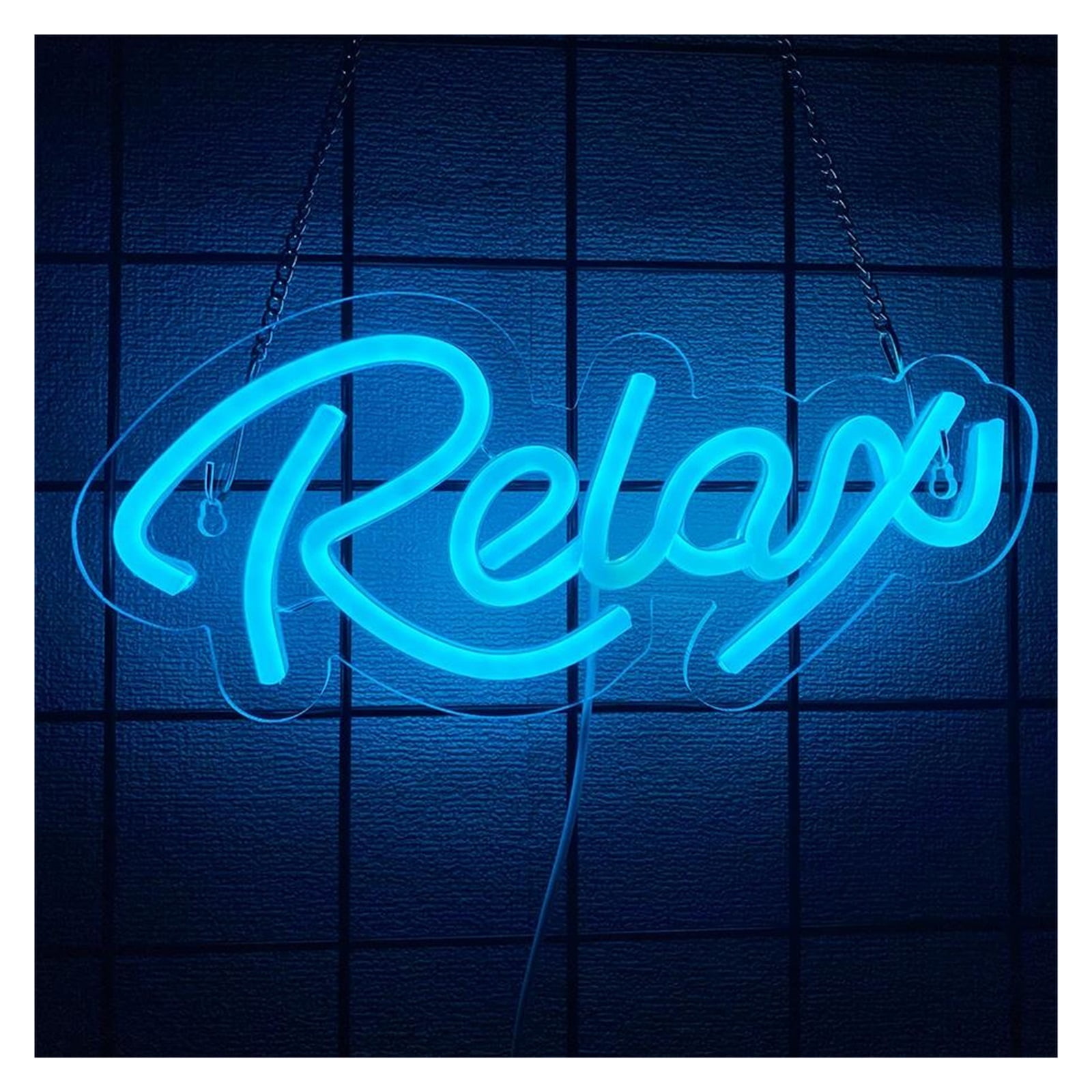 Relax Neon Sign For Yoga Gym Meditation Room Office Bedroom Studio ...