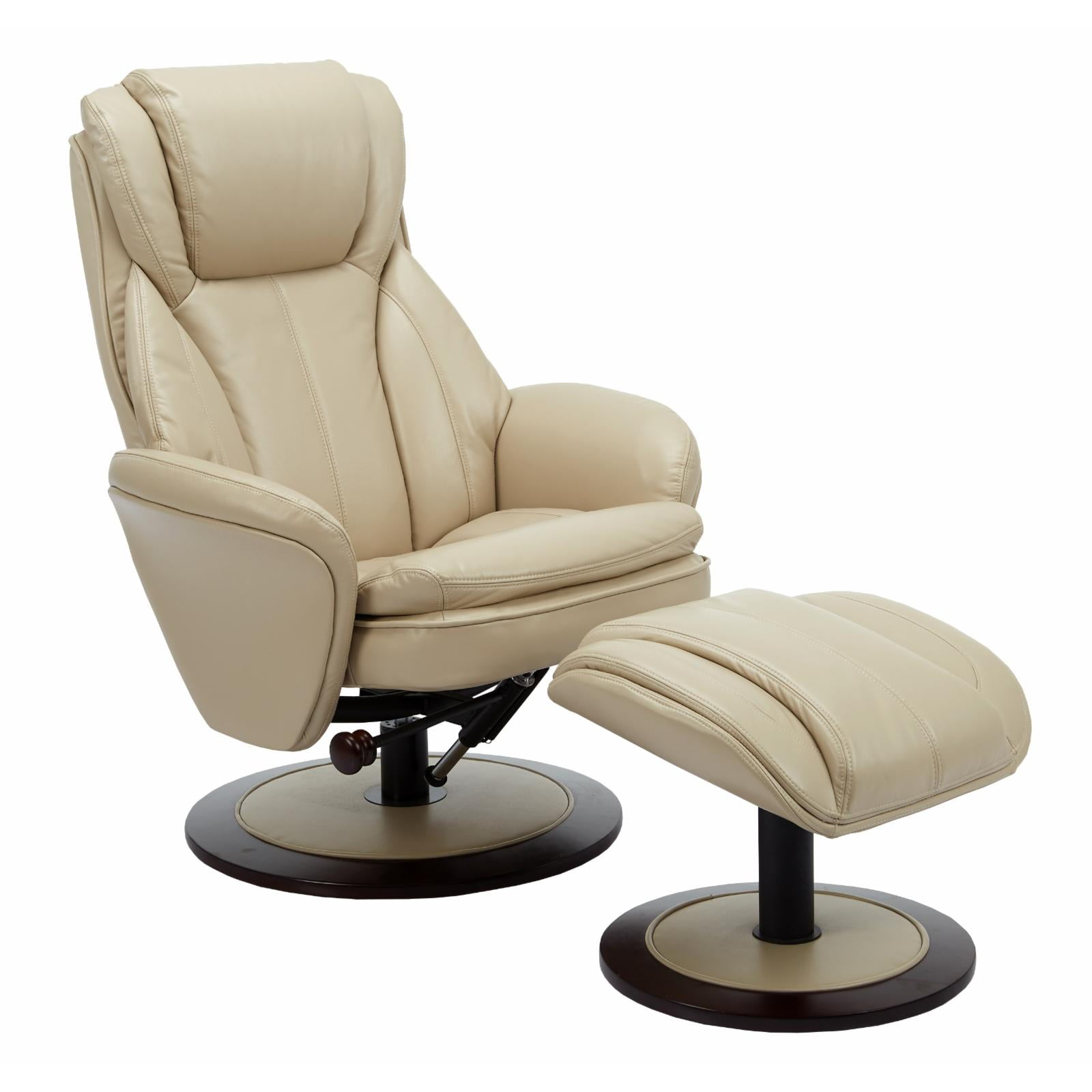 Relax-R™ Nova Recliner Cobblestone Air Leather - Walmart.com