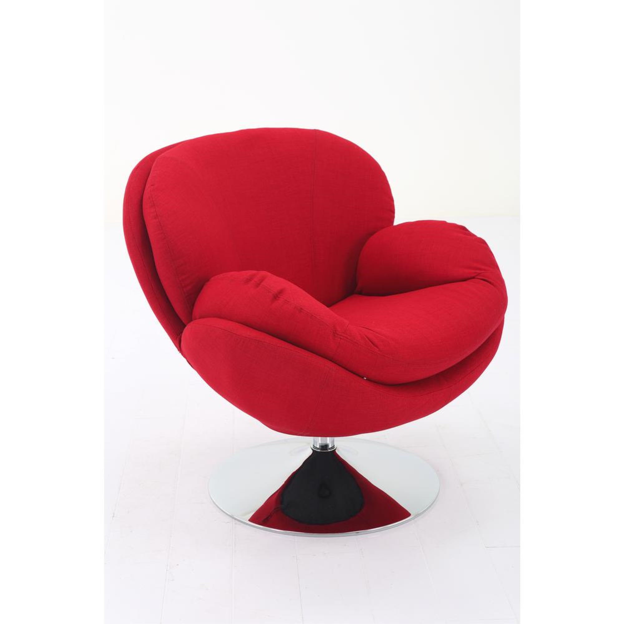 Mac Motion Comfort Chair Scoop Leisure Accent Chair in Red - Walmart.com