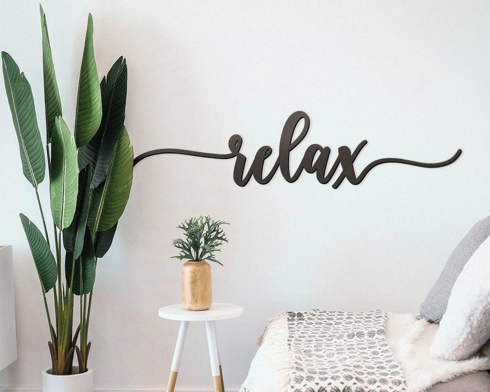 Relax Sign | Relax Acrylic Sign | Bathroom Sign | Living room sign ...