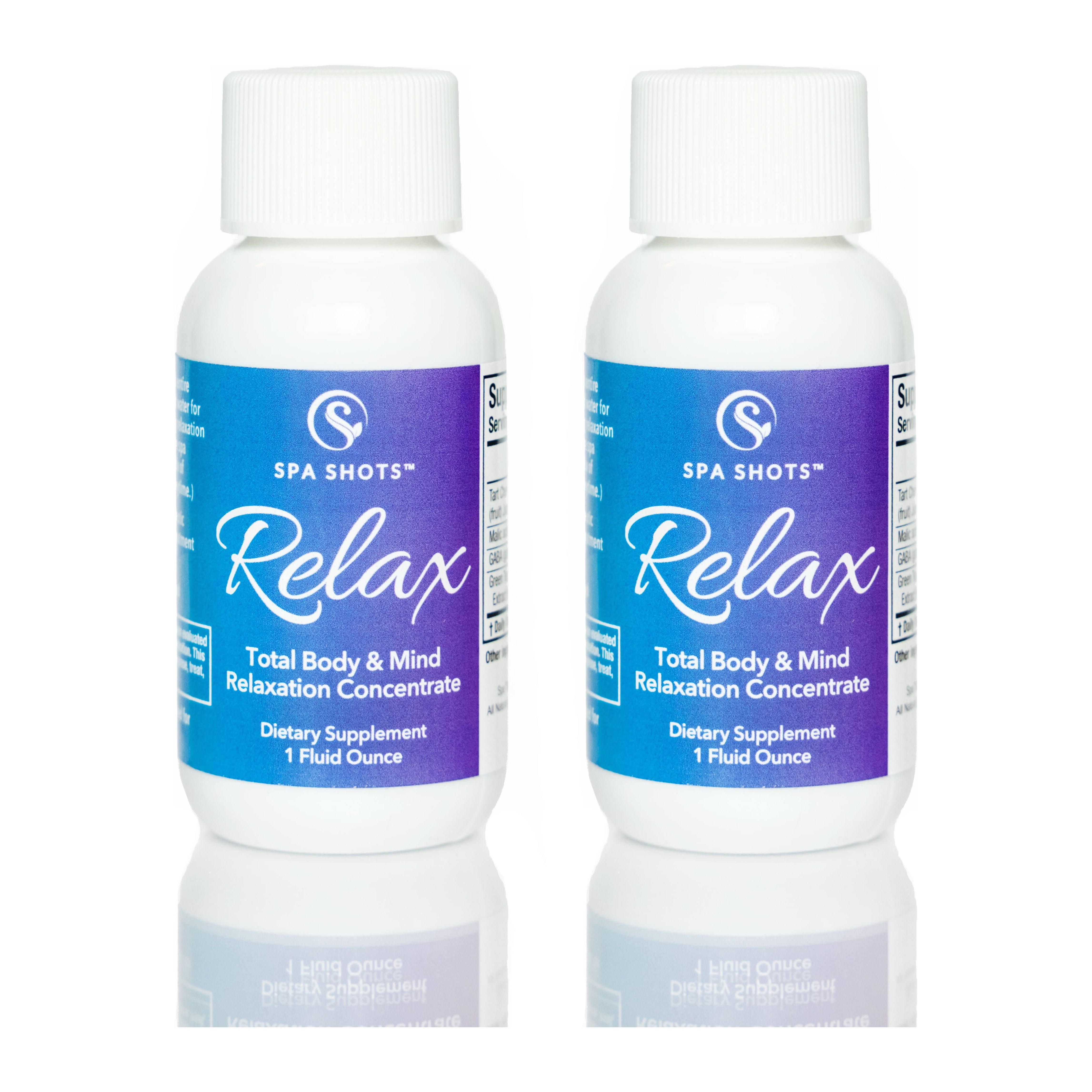 Relax Spa Shot - Innovative Wellness Concentrate (2) - Walmart.com