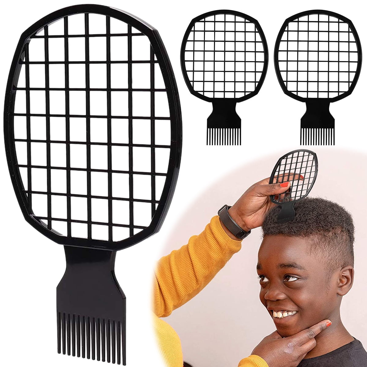 Relax love 3Pcs Afro Twist Hair Comb for Women Men Plastic Afro Curl ...
