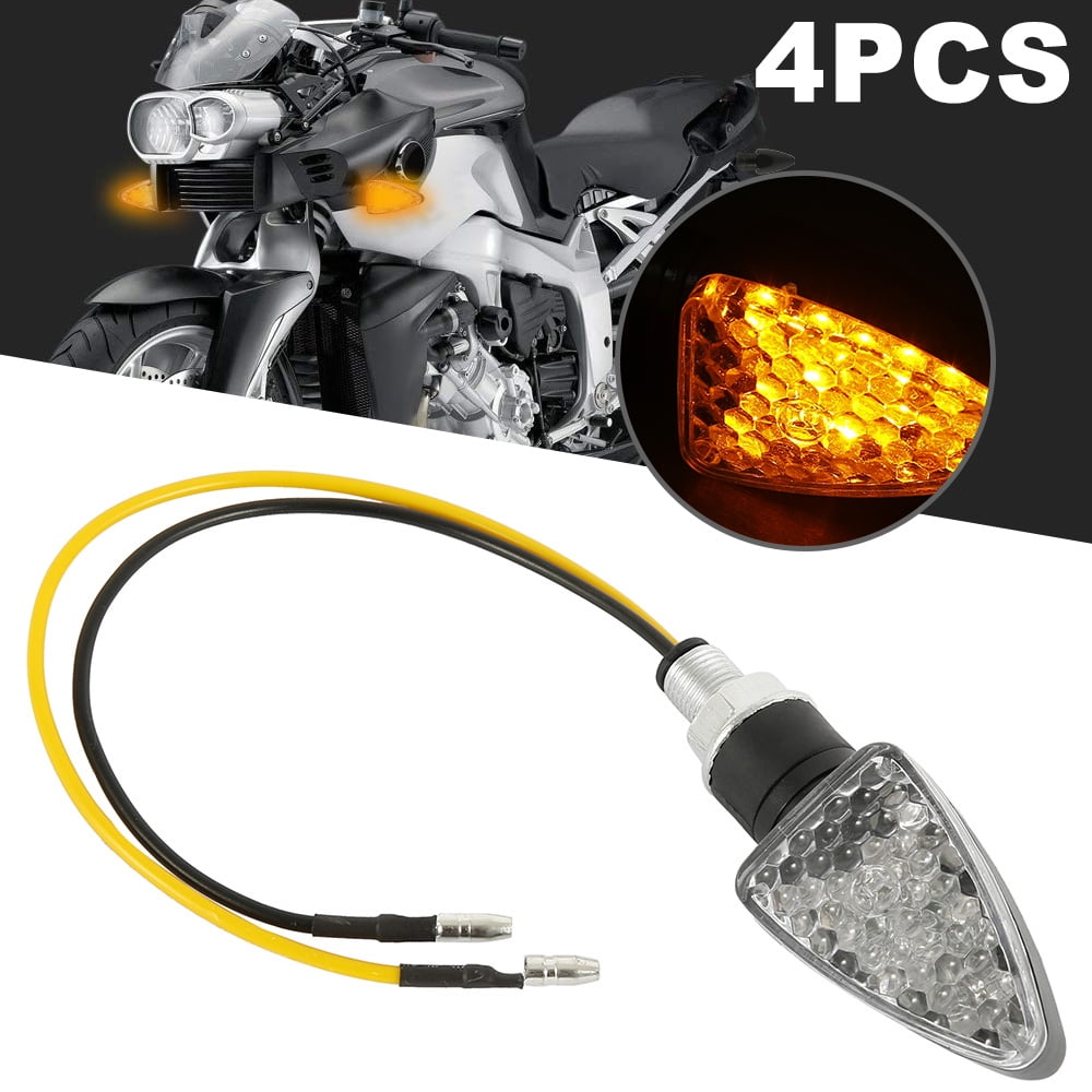Relax love 4pcs Motorcycle Indicator Light, Mobile Turn Signal Light ...