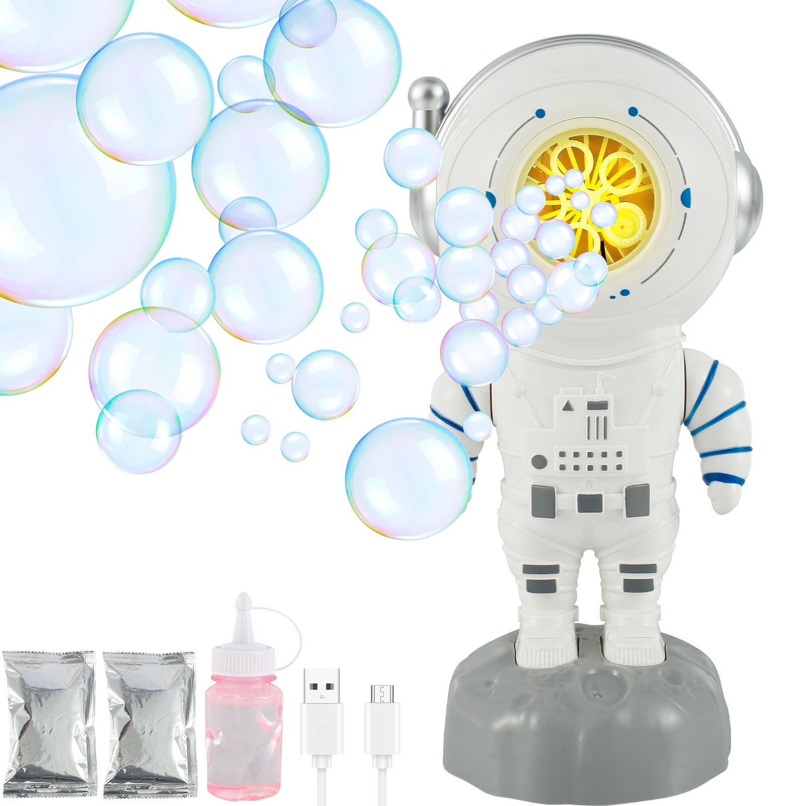 Relax love Bubble Machine Astronaut Automatic Bubble Maker Toy ...