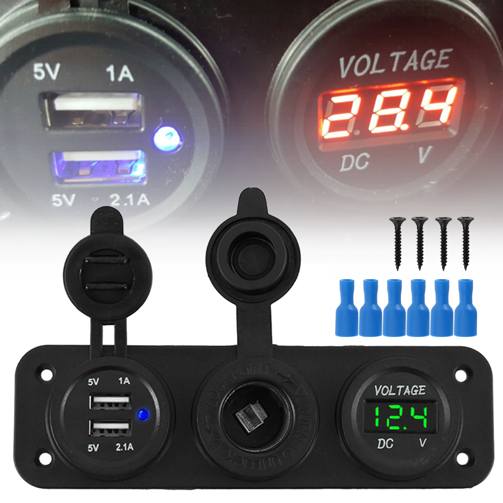 Relax love Car Cigarette Lighter, 12V 2 Way Socket Splitter USB ...