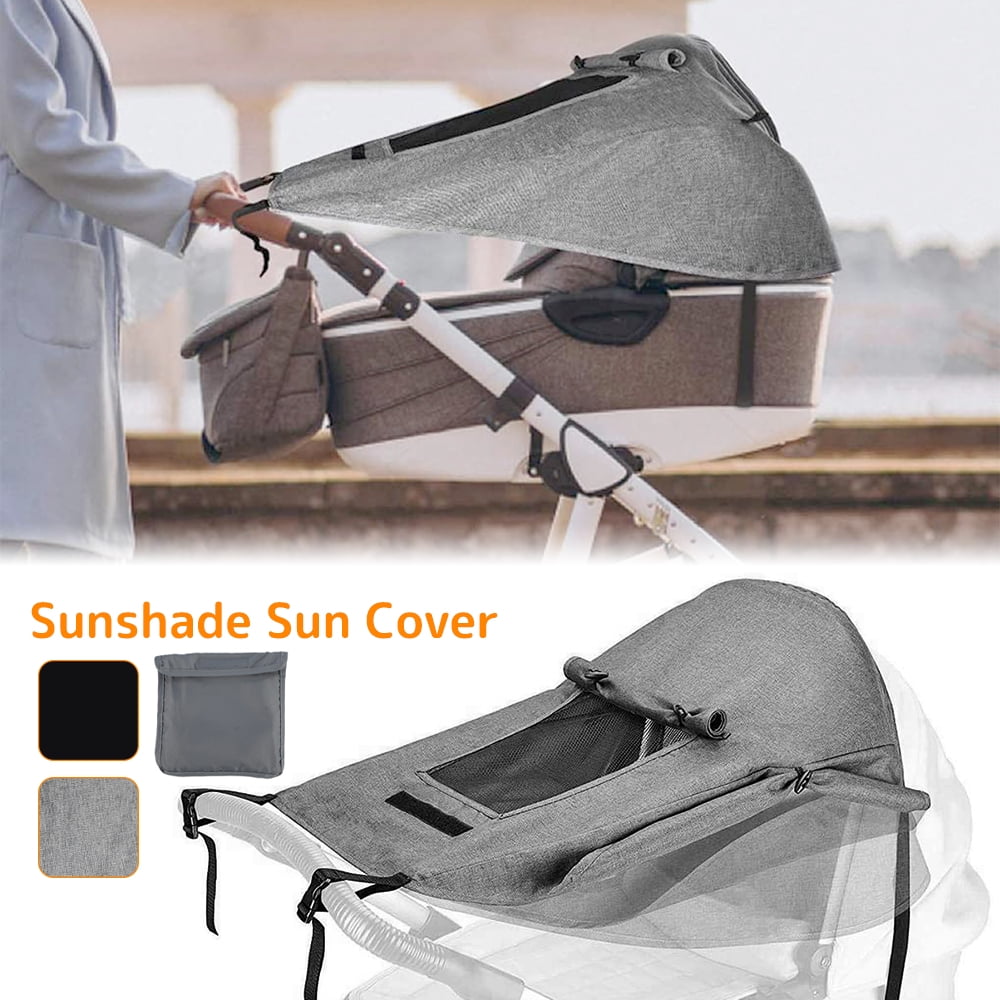 Relax love Stroller Sun Visor Cart Mosquito Net Observation Window ...