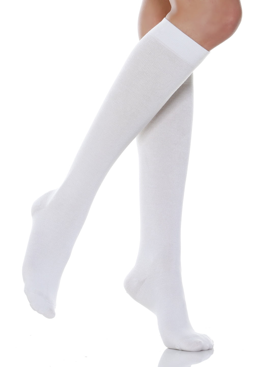 RelaxSan Unisex Milk Fiber Compression Socks 15-20mmHg, 100% Made in ...