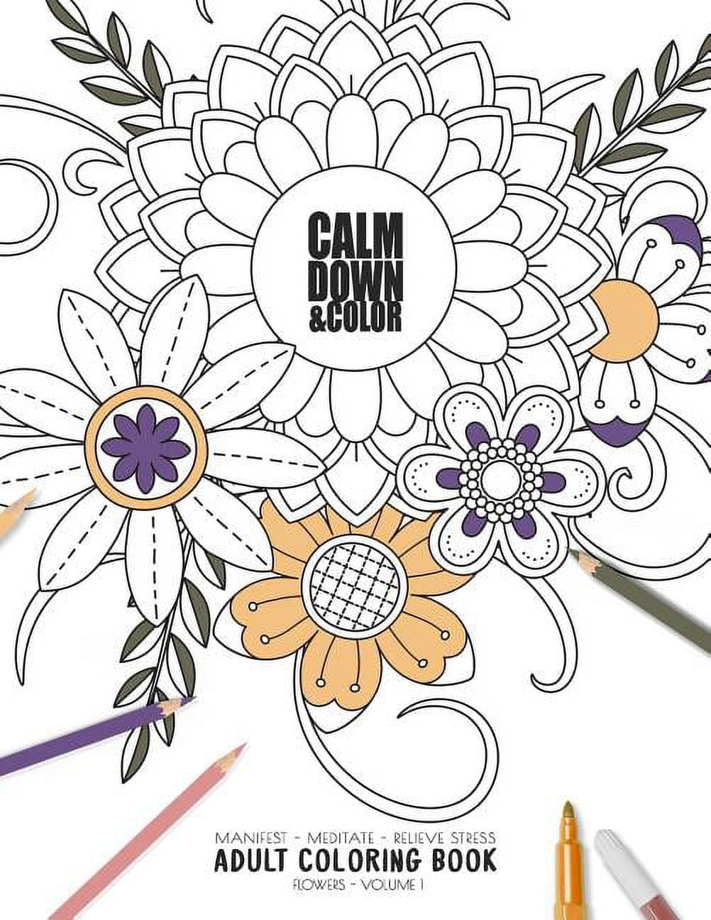 Relaxation Coloring Book Collection: Calm Down & Color - Manifest ...