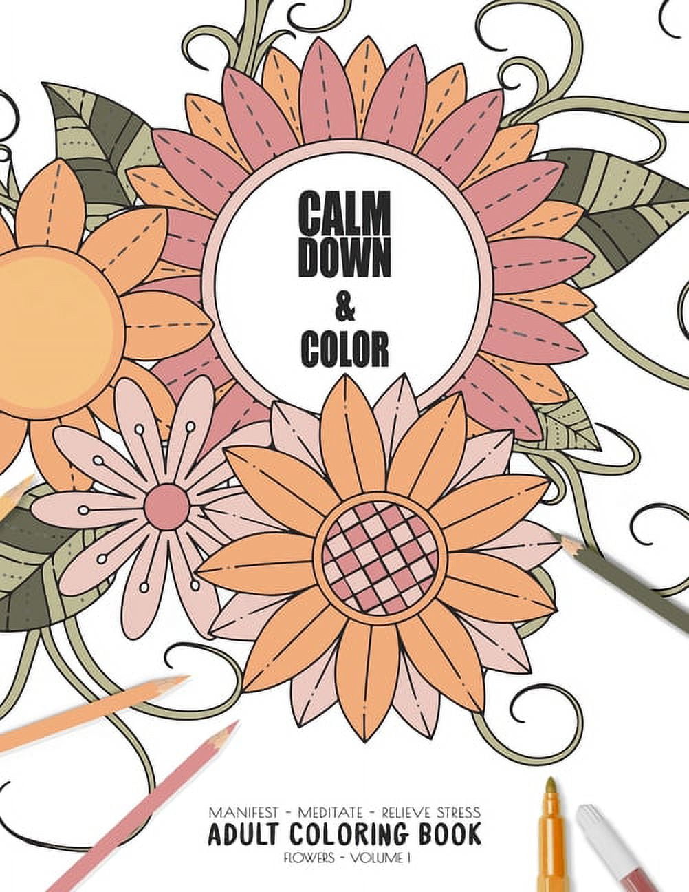 Relaxation Coloring Book Collection Calm Down & Color - Manifest ...