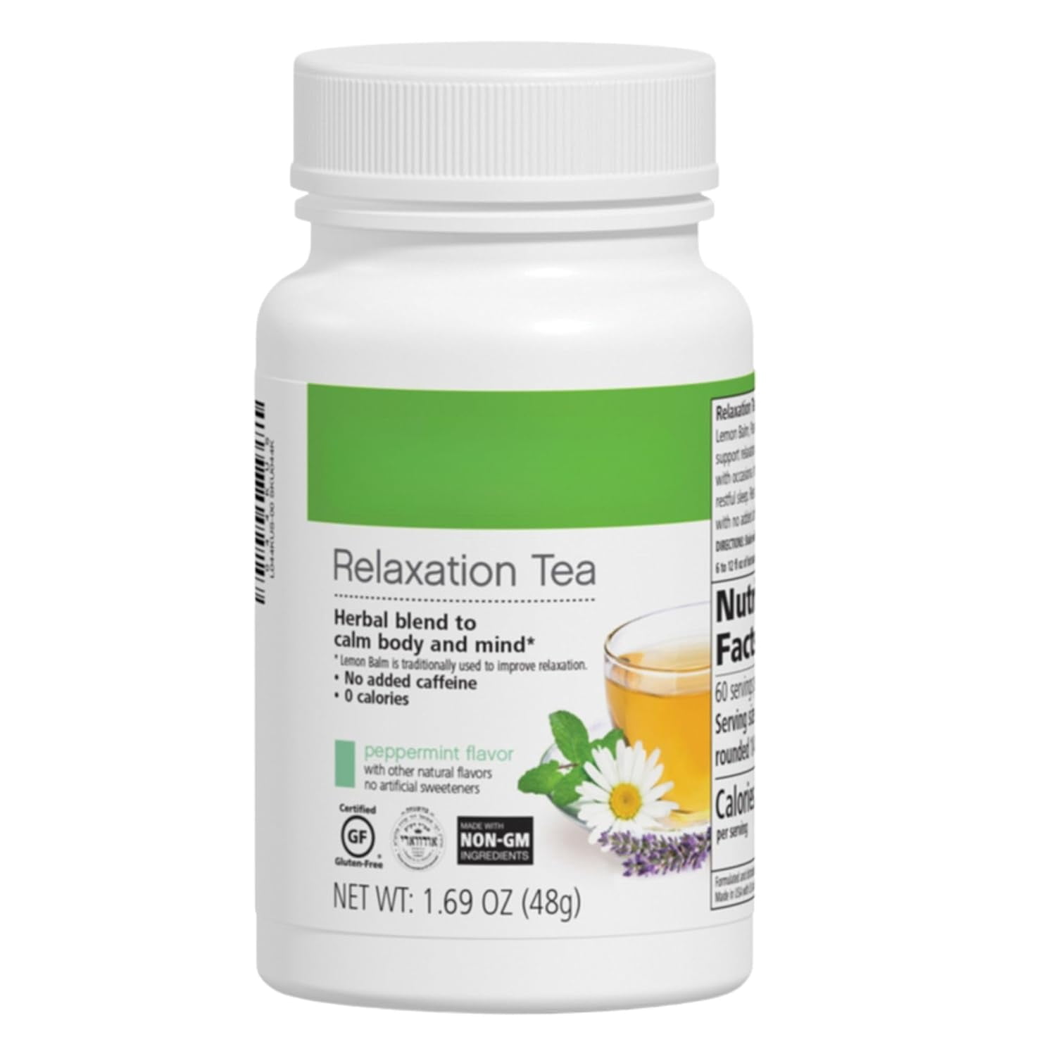 Relaxation Tea Peppermint Flavor 1.69 Oz (48g) - Walmart.com