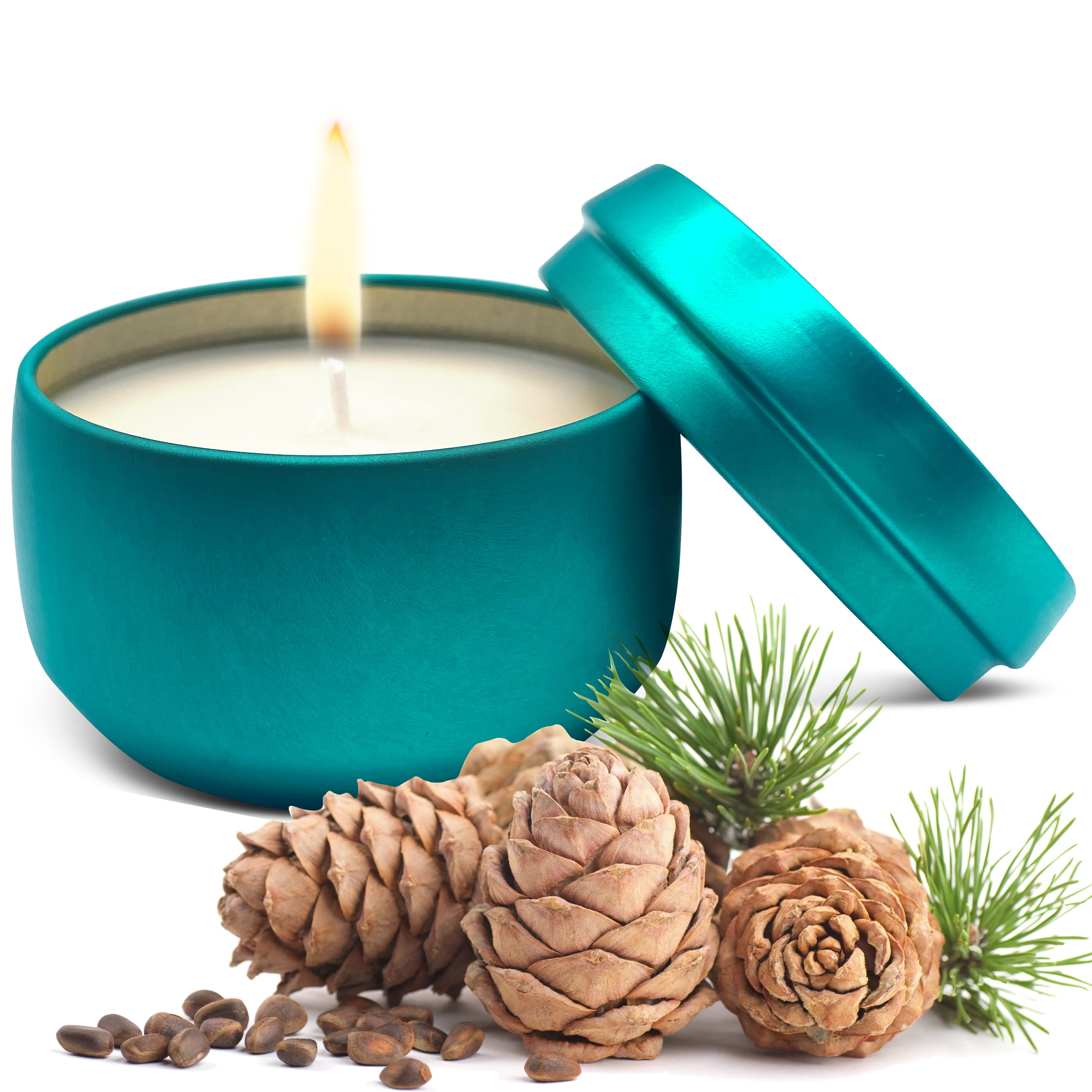 Relaxcation Aromatic Smelling Scented Soy Wax Candle, Cedar Balsam ...