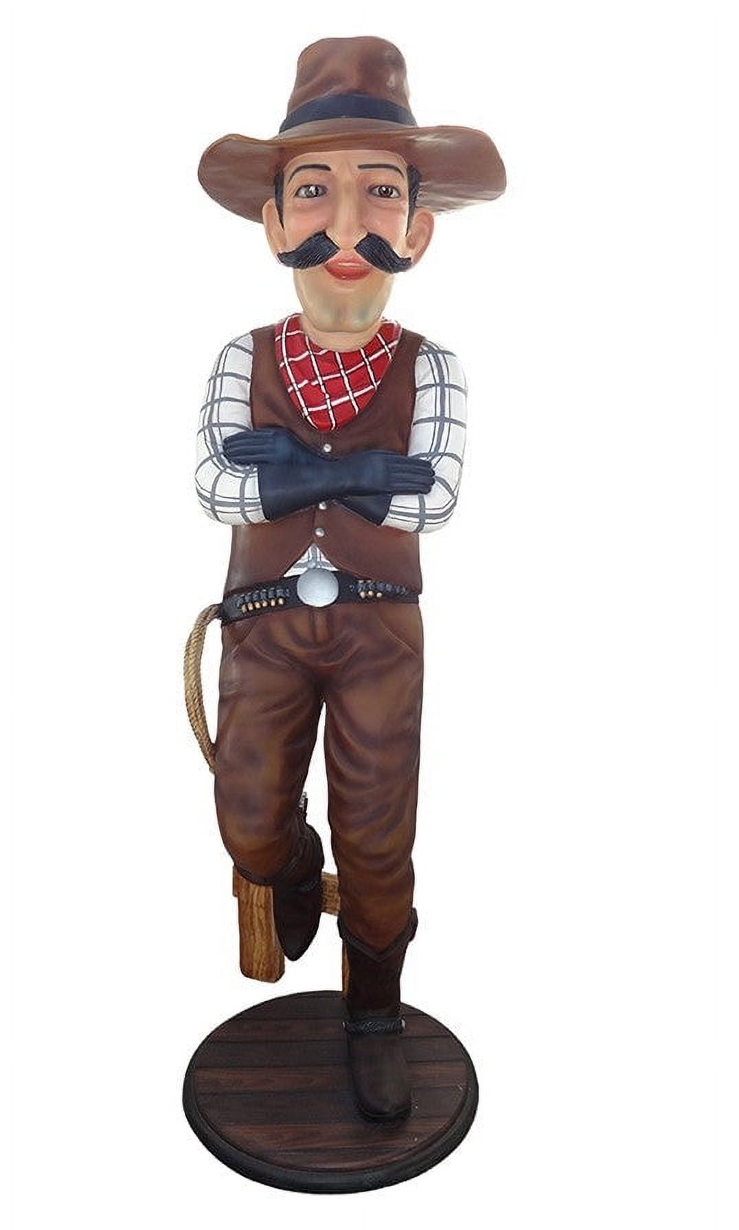 Relaxed Cowboy Life Size Statue - Walmart.com