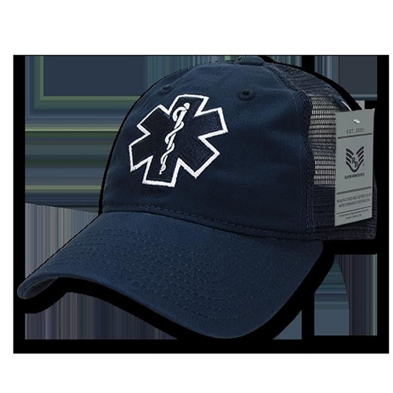 Relaxed Trucker Caps, EMT Cross, Navy - Walmart.com