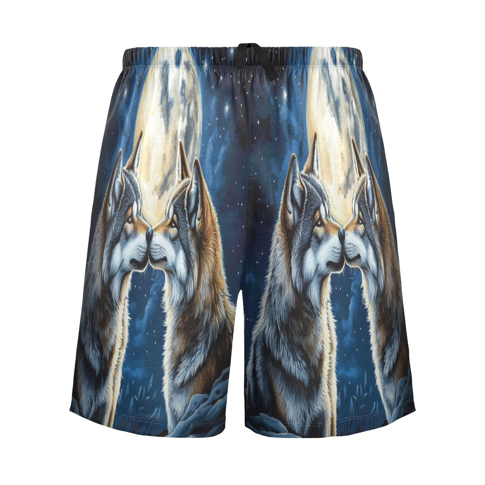 Relaxed fit printed pajama bottoms, sizes S to XXL Two Wolves under The ...