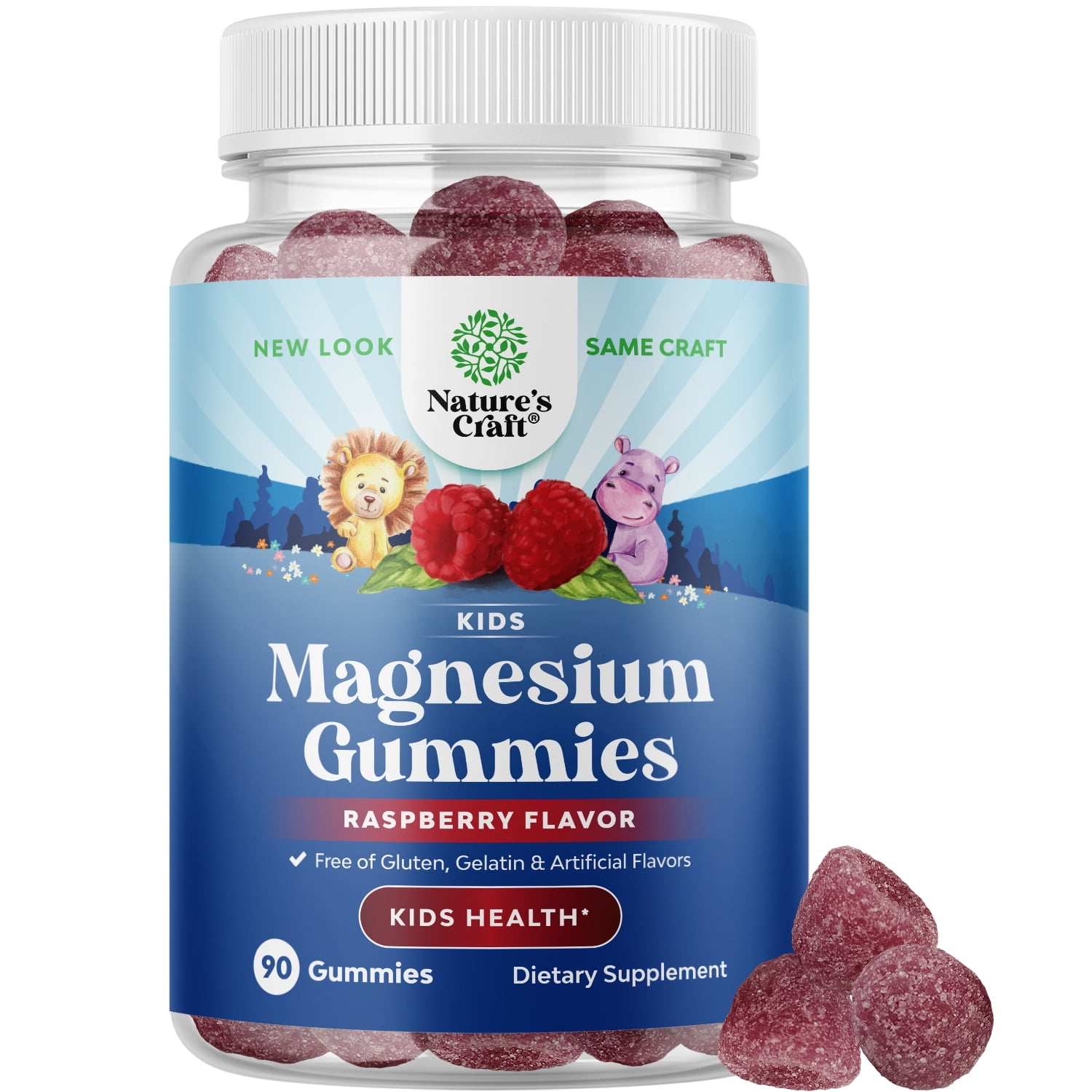 Relaxing Calm Magnesium Gummies for Kids - Delicious Kids Magnesium ...