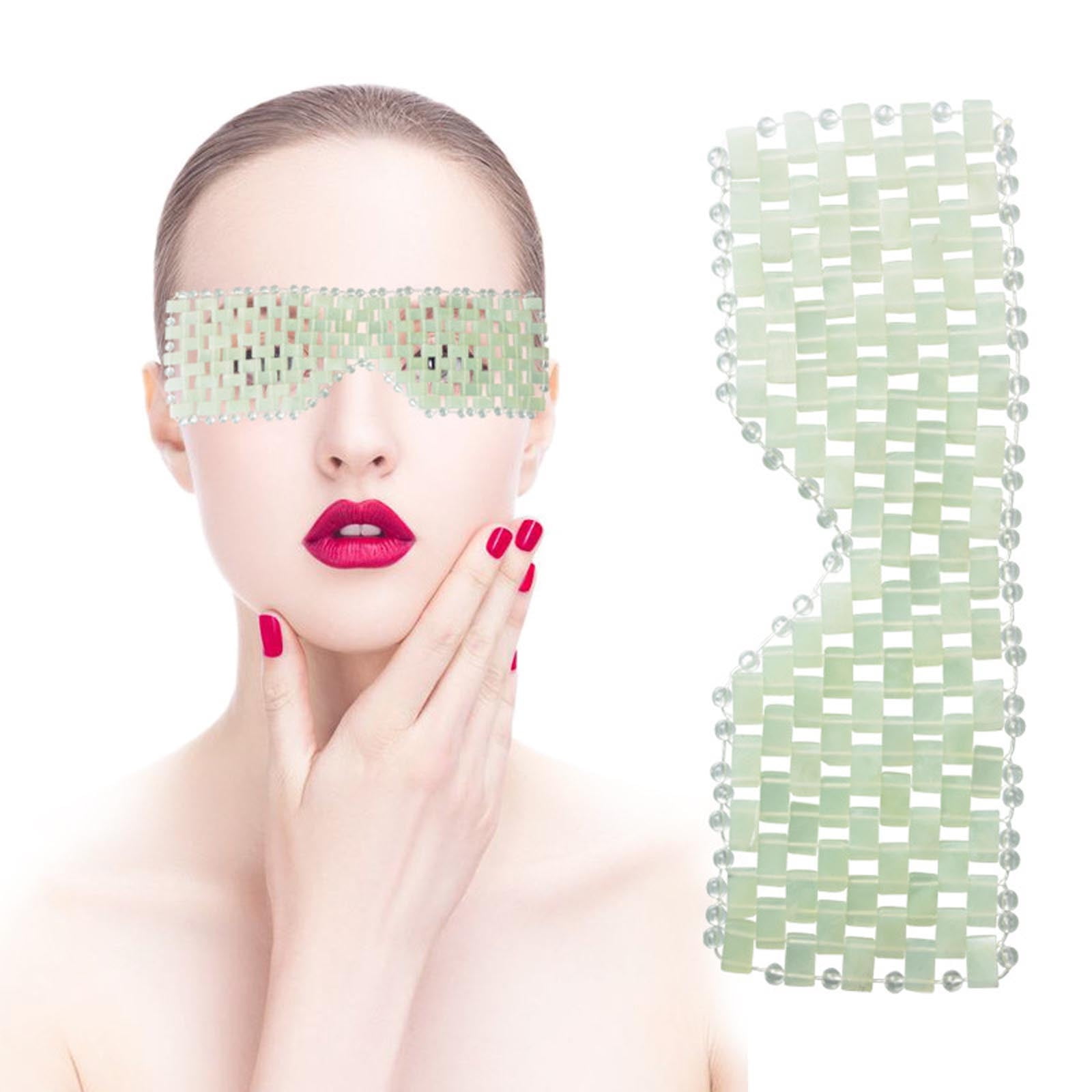 Relaxing Sleep Mask, Natural Eye Pillow, Cooling Eye Mask, Soft Silk ...