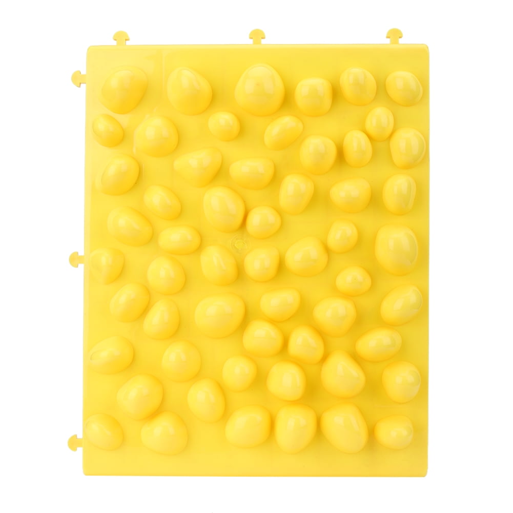 Relaxing Yellow Foot Massage Mat For Improved Circulation And Stress Relief Dual Purpose Garden