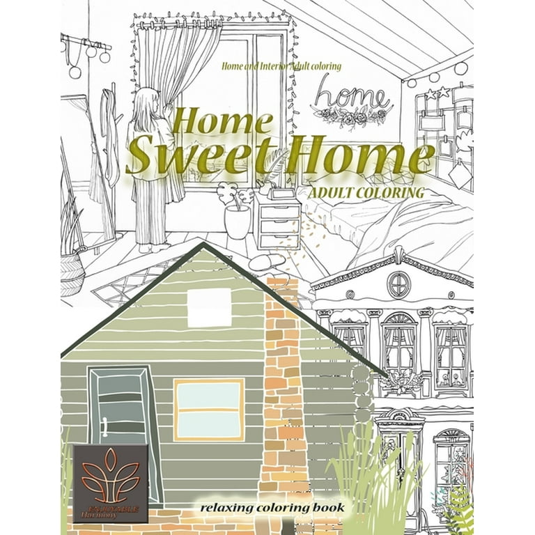 architecture coloring book for adults