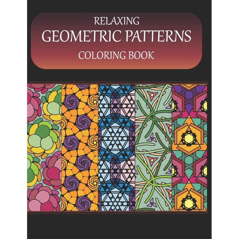 geometric coloring pages for teens