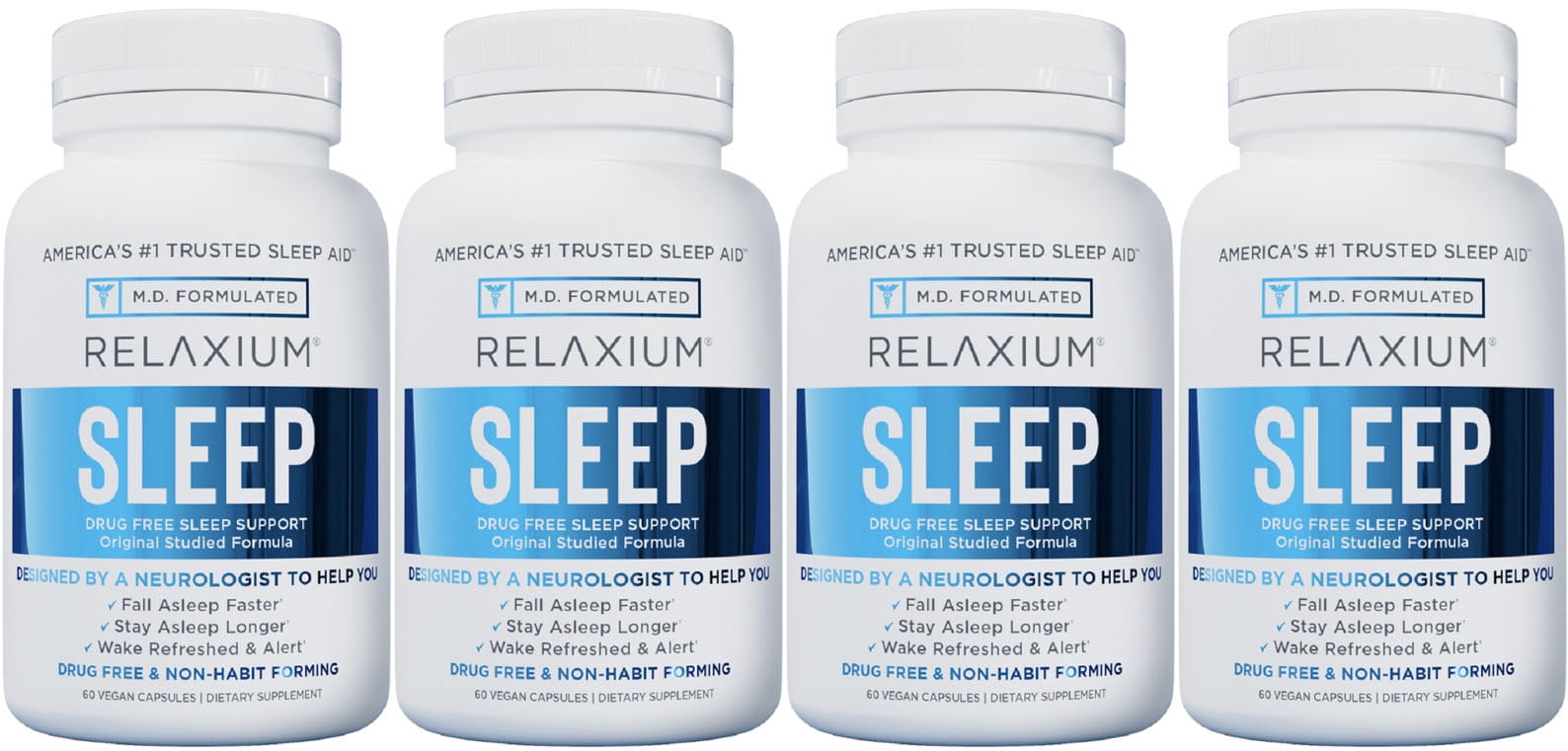 Relaxium Sleep Natural Sleep Aid | Non-Habit Forming | Sleep Supplement ...