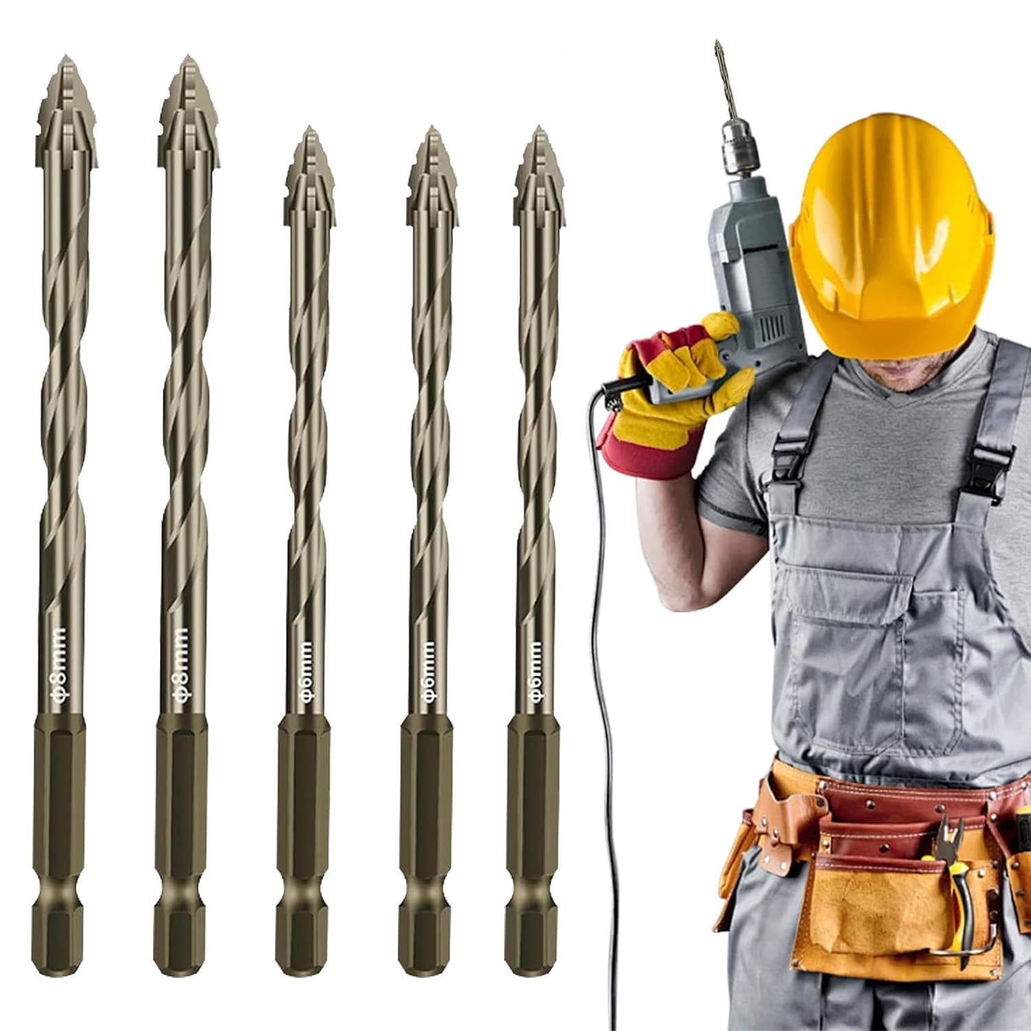 Relaxrich Drill Bits, Lifesparking Drill Bits, 2025 Upgraded Four-Flute ...