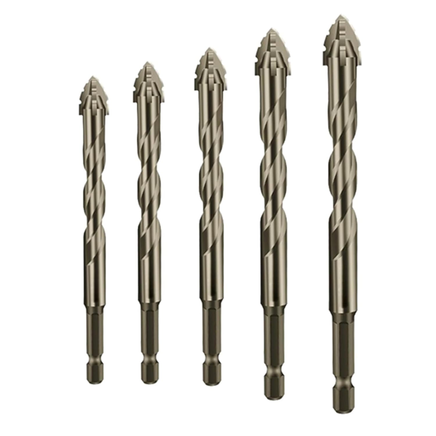 Relaxrich Drill Bits, New Four-Flute Sawtooth Eccentric Drill Bit, Four ...