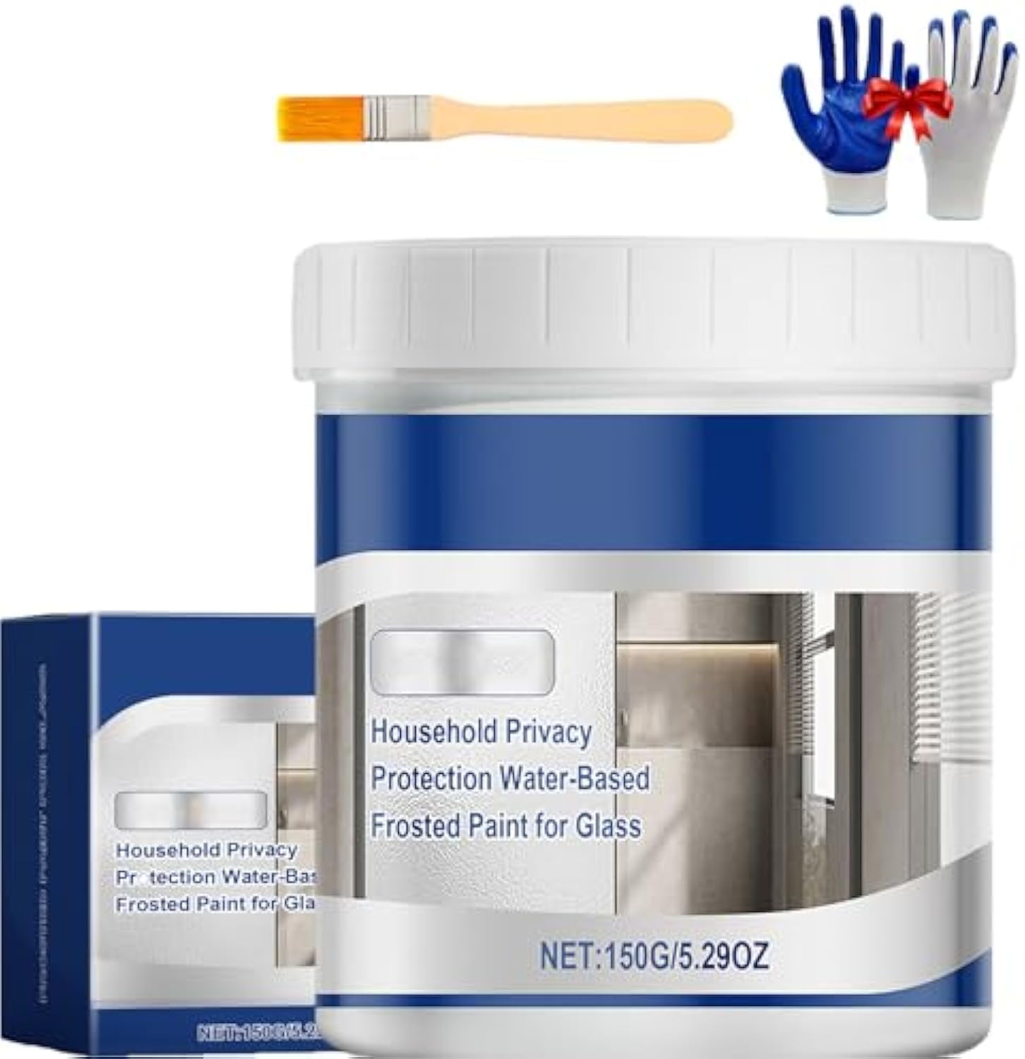 Relaxrich Frosted Glass Paint, Household Privacy Protection Water-Based ...