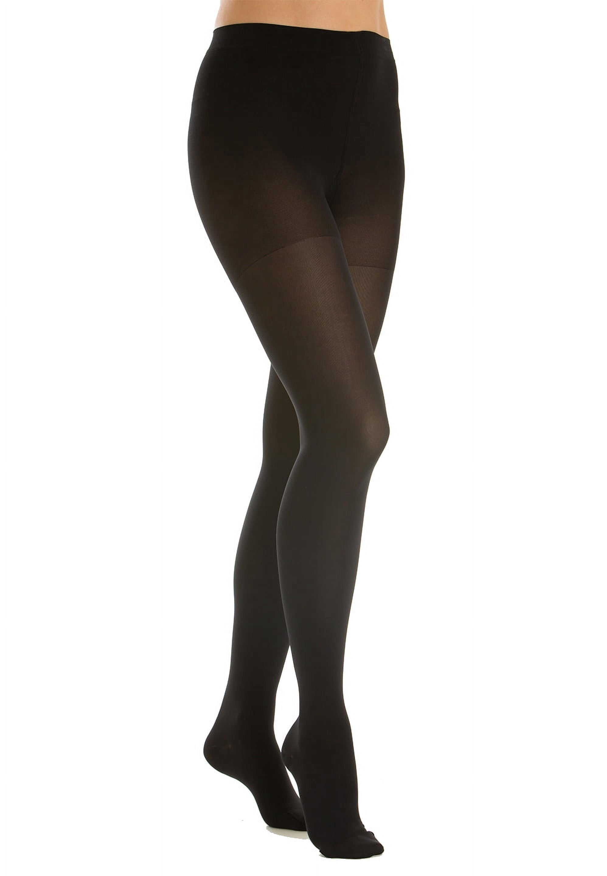 Relaxsan M2080 (Black, Sz.5) Cotton medical compression tights (20-30 ...