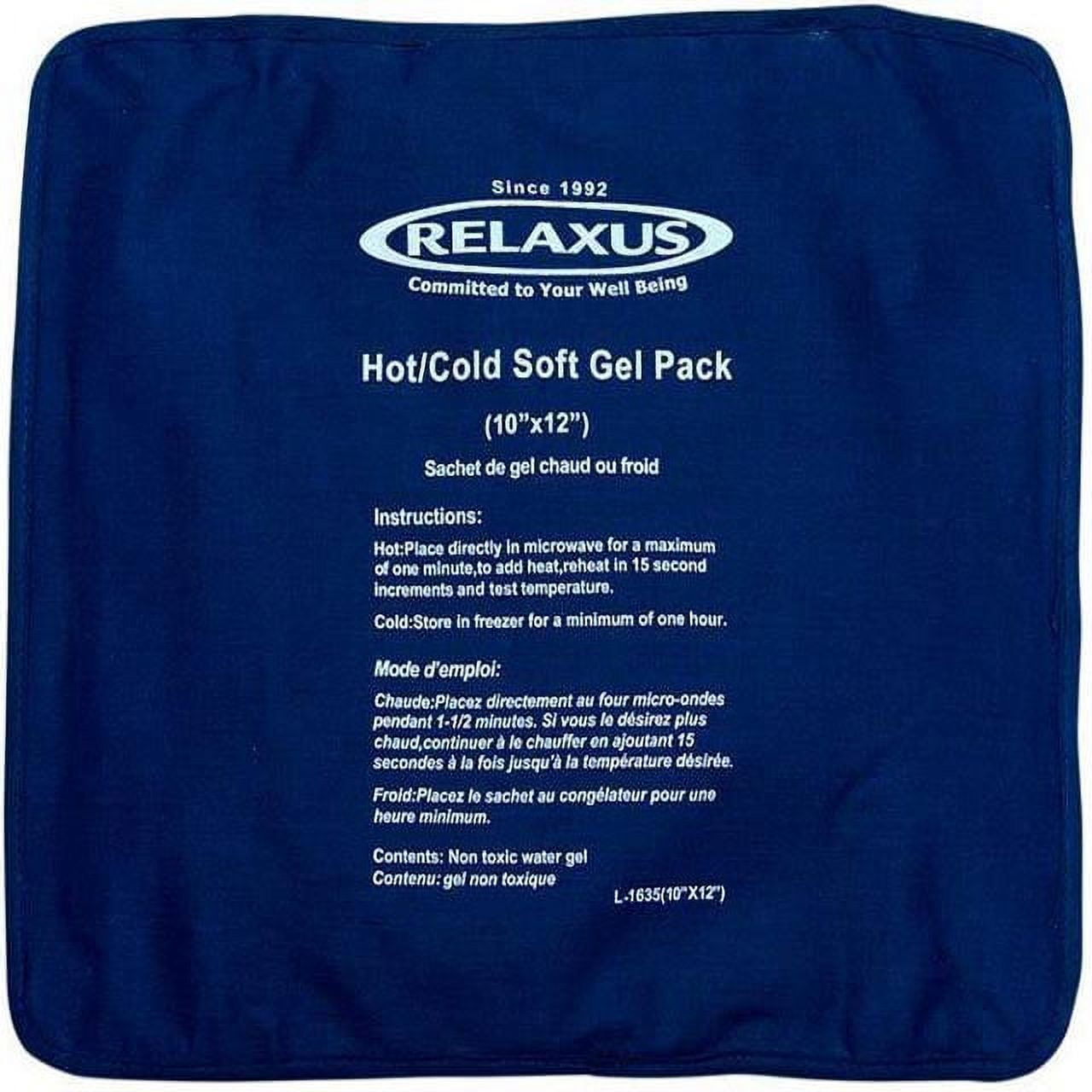 Relaxus - Hot & Cold Soft Gel Pack 10 x 12 Inches - Walmart.com