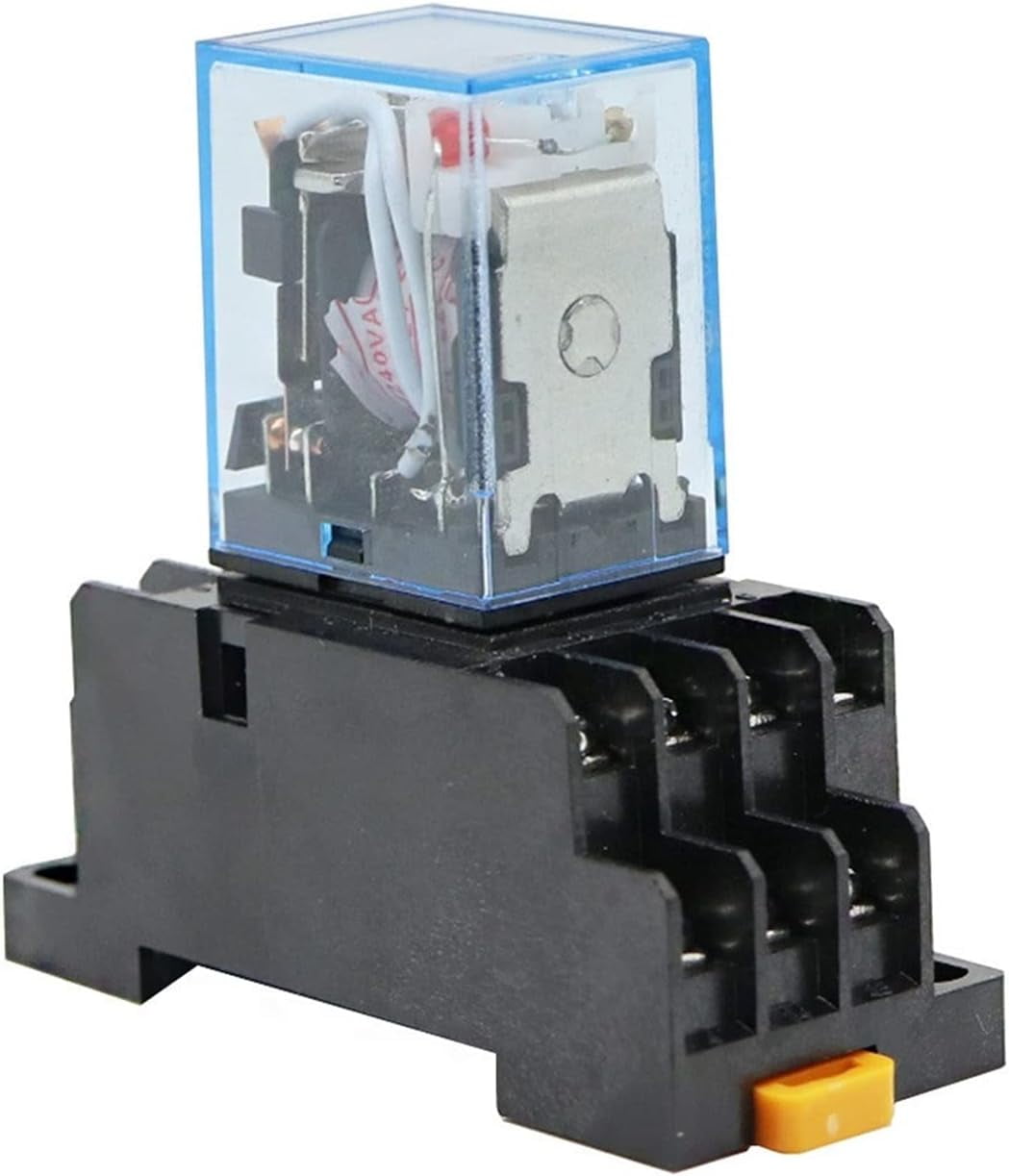 Relay 1 Set MY4NJ Small Electromagnetic Power Relay AC 12V 24V 36V 48V ...