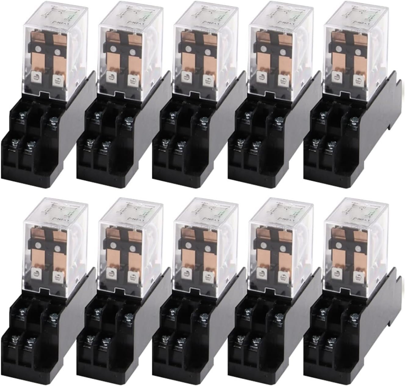 Relay 10Pcs Relay LY2NJ AC/DC 12V 24V 36V 48V 110V 220V 380VSmall Relay ...